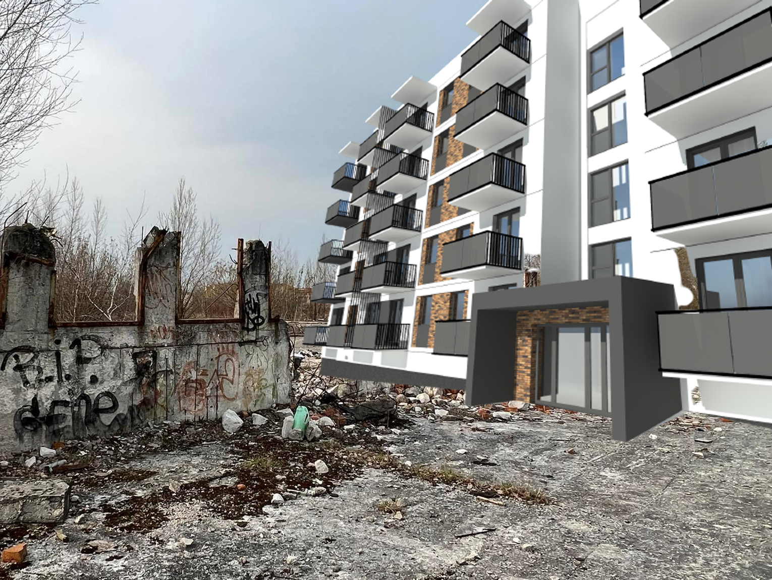 Wielka inwestycja na ruinach Fabryki Domów! Wiemy co tam się zmieni