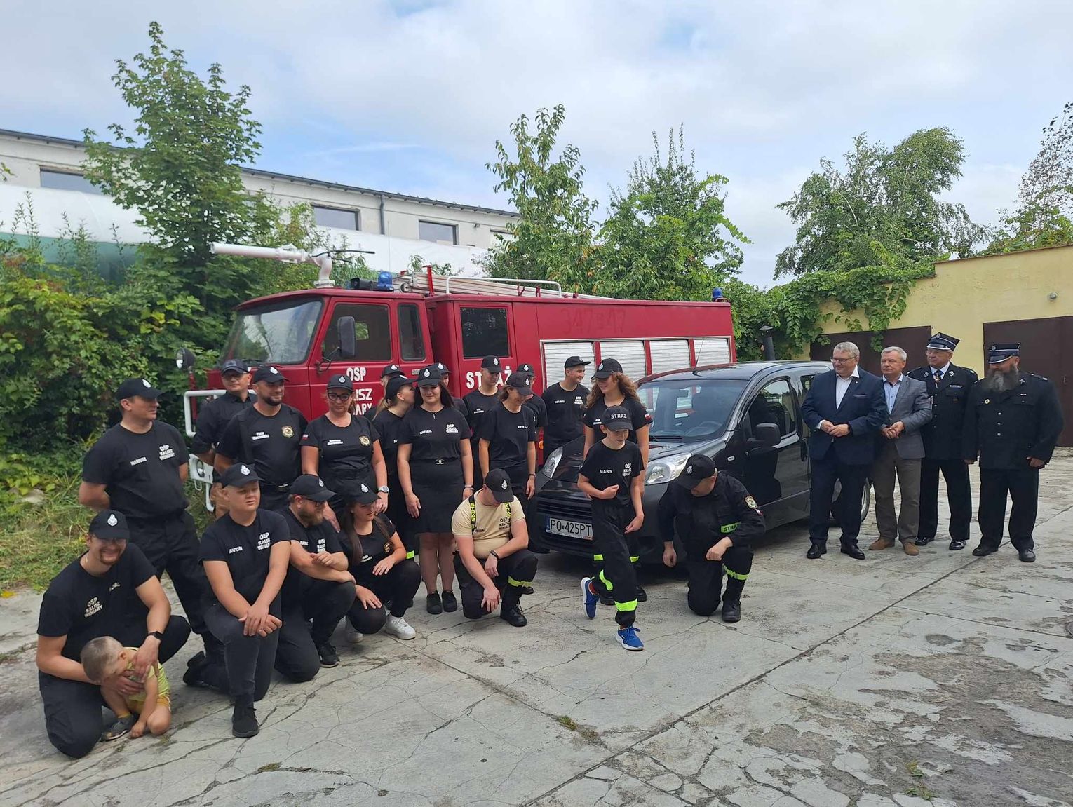 Są najmłodszą jednostką w Wielkopolsce. Właśnie otrzymali auto ZDJĘCIA